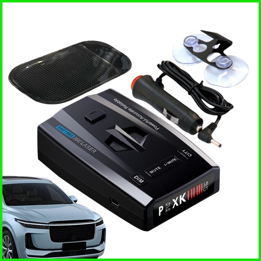 RAD1000 Radar Detectors For Cars 360 Detection Speed Monitor Speeding ...