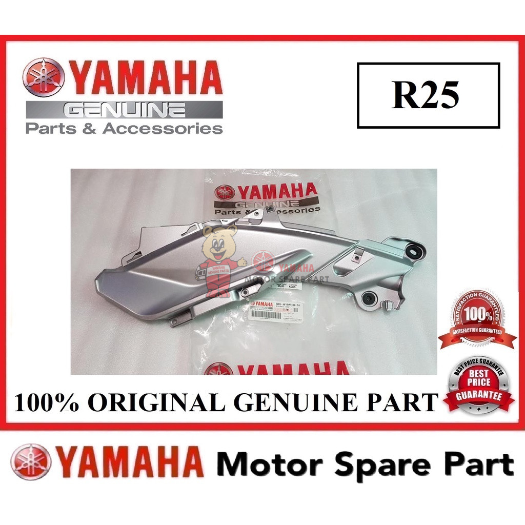 100% ORIGINAL YAMAHA R25 LH COVER 7 0 1WD-XF11W-00-P4 YZF-R25 V1 OLD ...
