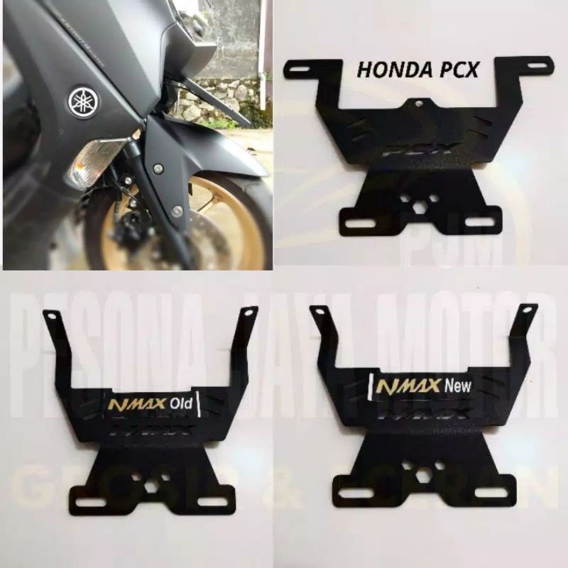 Cha Ready Nmax Old Number Plate Bracket, Nmax New 2020, Aerox & Honda ...