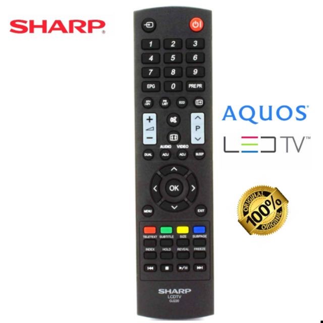 High Quality SHARP(Original)TV/LED/LCD Remote Control (GJ220) | Shopee ...