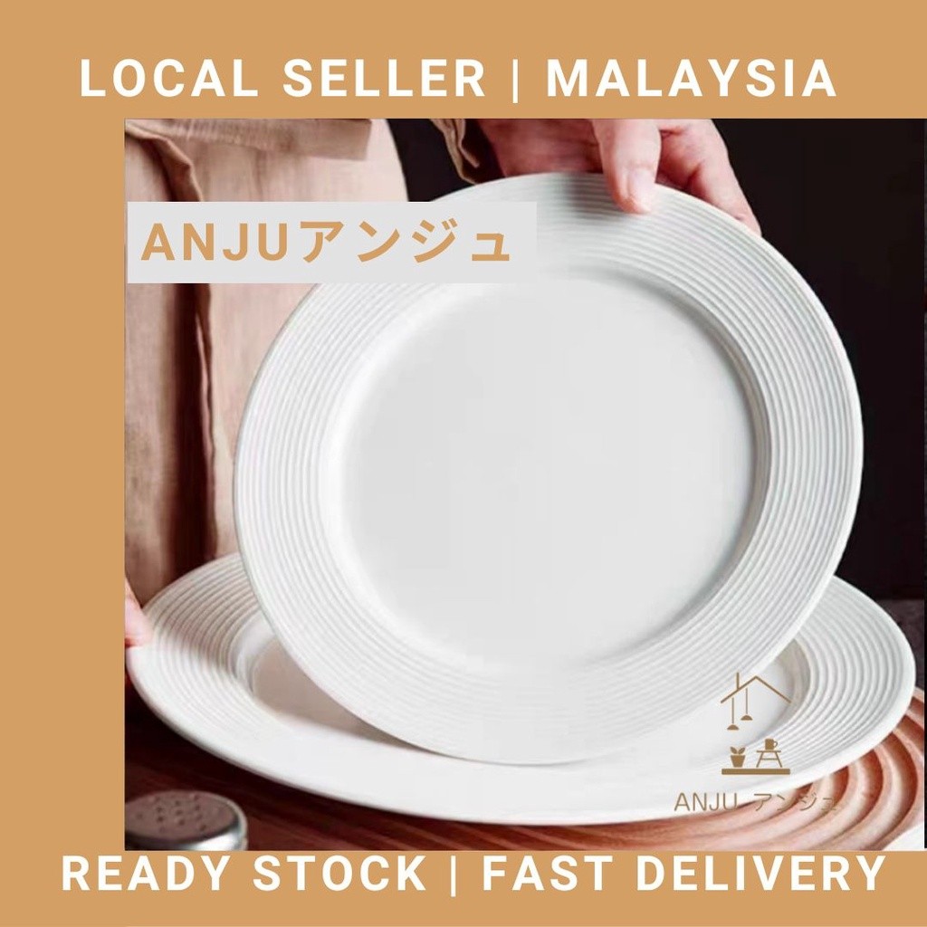 ANJU アンジュPorcelain tableware plate pinggan dessert plate dinner plate ...