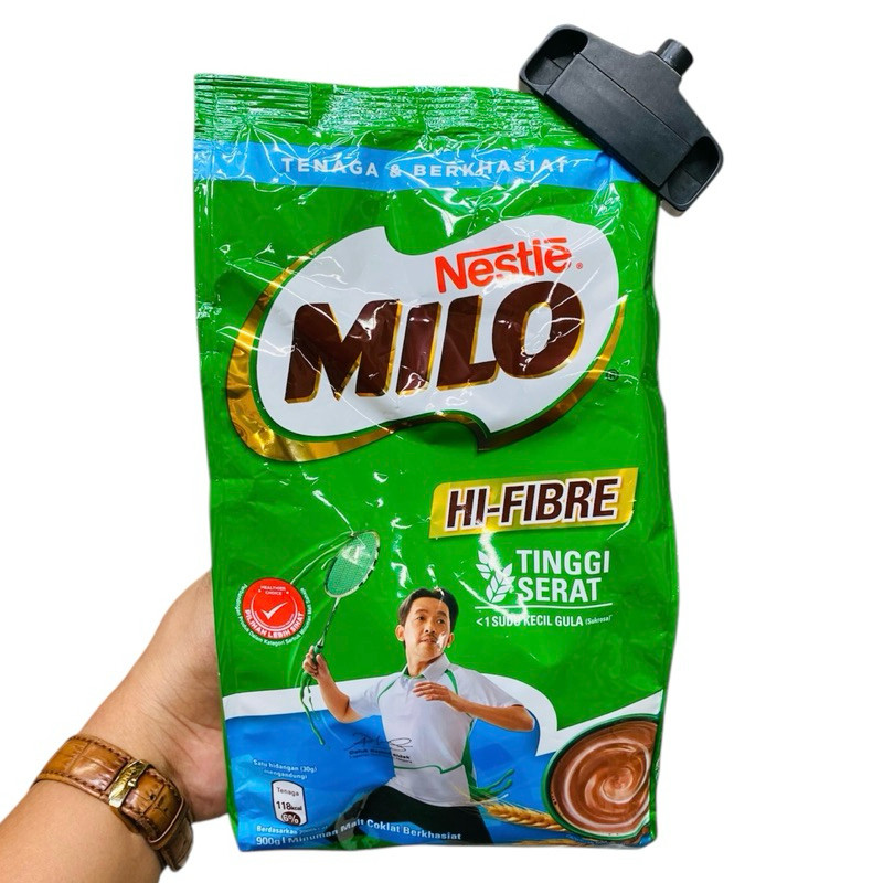MILO Hi Fibre Minuman Malt Coklat (900g) | Shopee Malaysia