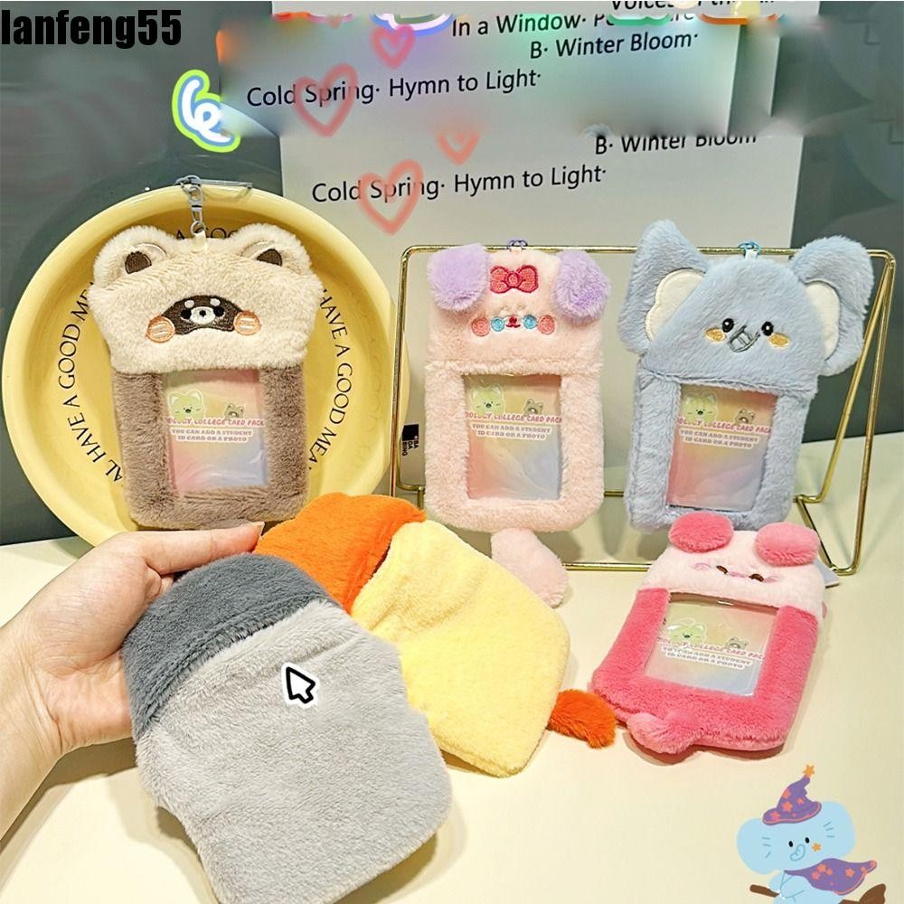 LANFENG Cartoon Photocard Holder, Korean Idol HANGYODON Plush Photocard ...