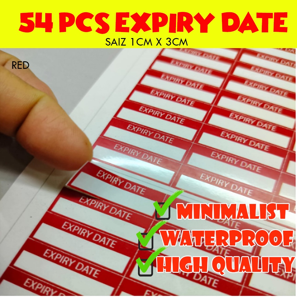 Sticker Dapur Transparent Waterproof Custom Sticker Barang Dapur Rempah ...