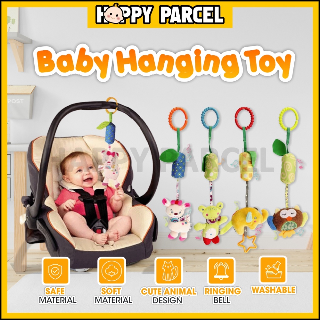 Baby Infant Crib Hanging Toy Toddler Stroller Bed Toys Hanging Doll ...