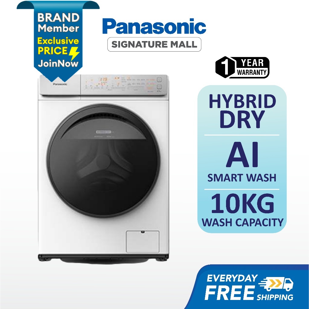 PANASONIC NA-V10FC1WMY CARE+ EDITION 10KG FRONT-LOADING WASHING MACHINE ...