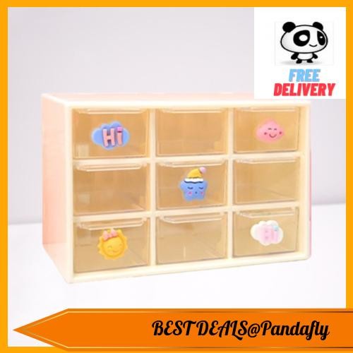 POPULAR PRODUCT Mini Storage Box 6 Small Compartment Save Space ...