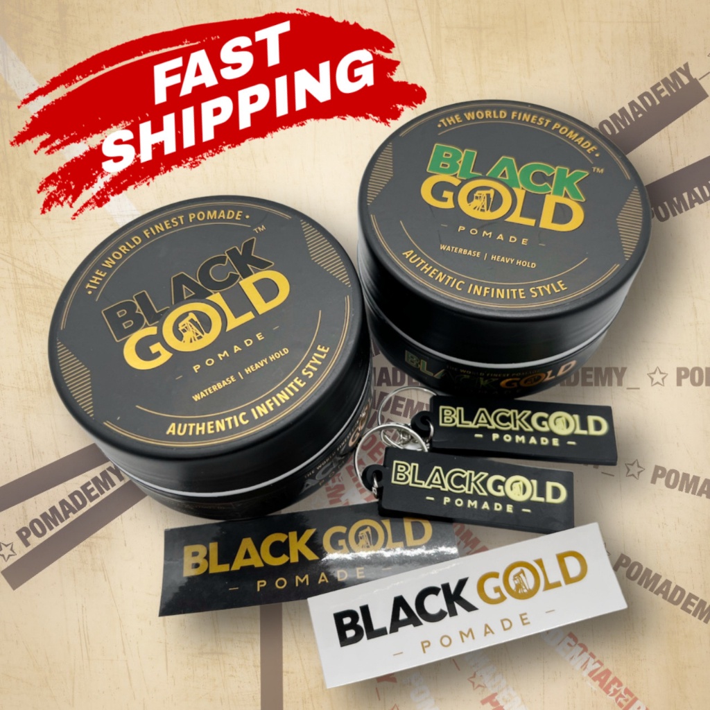️FREEGIFT 3 ITEM️ BLACK GOLD BLACKGOLD POMADE WATERBASED 100% ORIGINAL ...