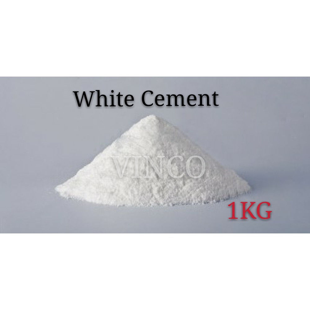 1KG White Cement / Simen Putih for Tiles Filler Grout Jubin | Shopee ...