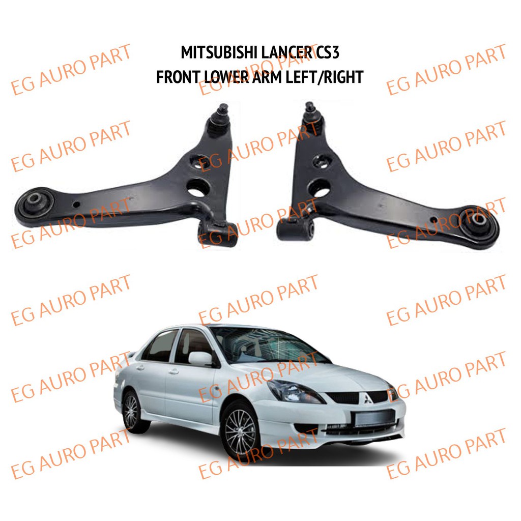 (PREMIUM QUALITY) FRONT LOWER ARM LEFT/RIGHT MITSUBISHI LANCER CS3 ...