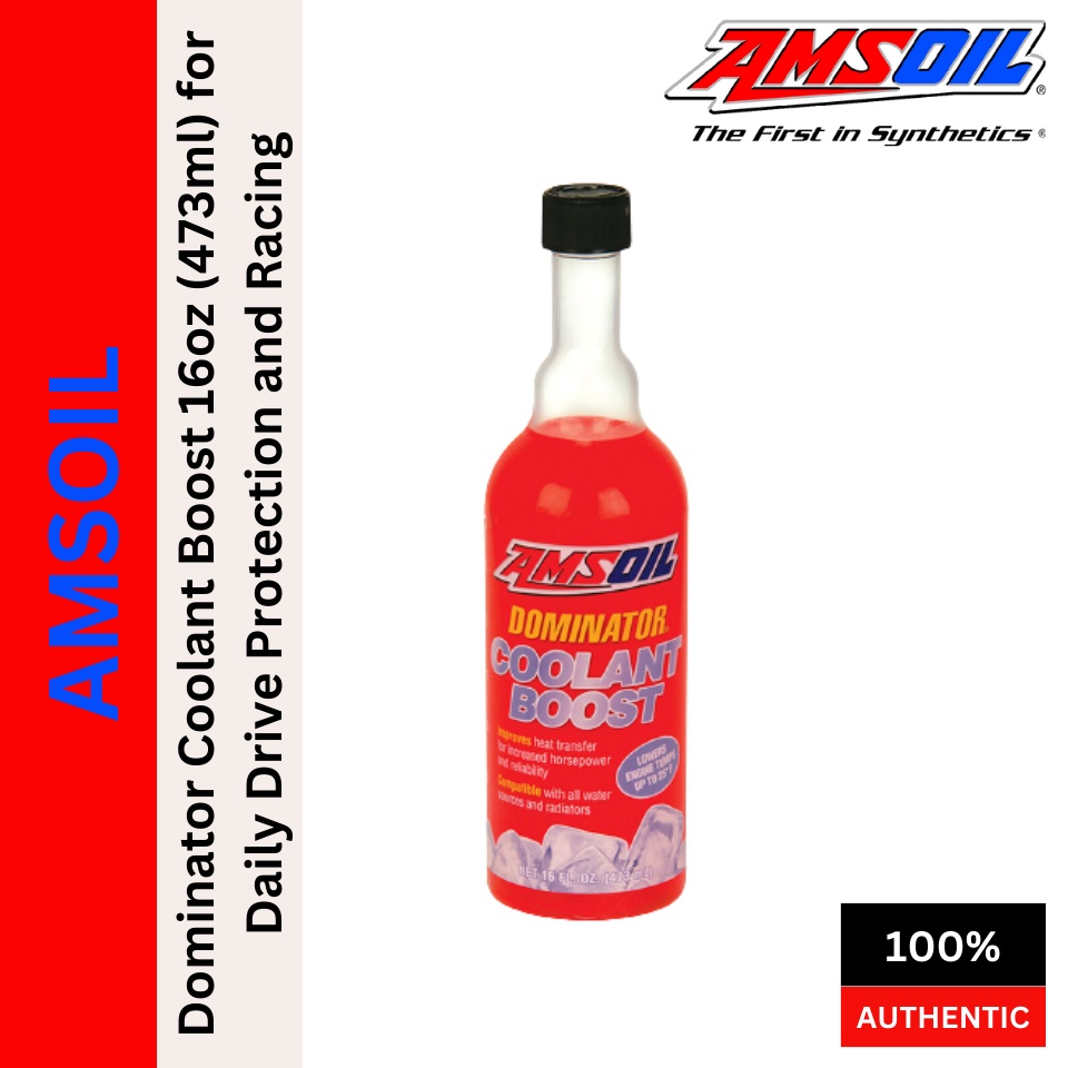 AS-6-APICN (𝐌𝐀𝐃𝐄 𝐈𝐍 𝐔𝐒𝐀)AMSOIL Dominator Coolant Boost 16oz (473ml) for ...