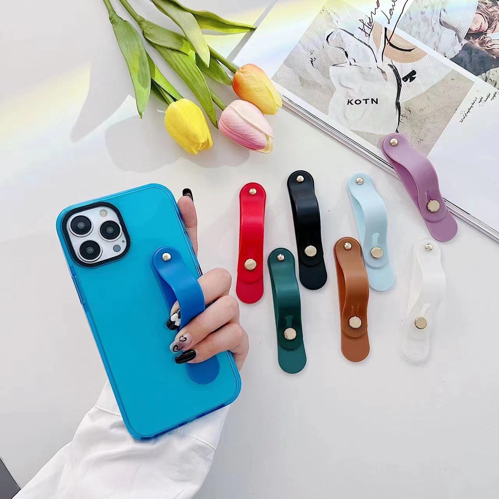 Wrist Band Hand Band Finger Grip Mobile Phone Holder Stand Push Pull ...