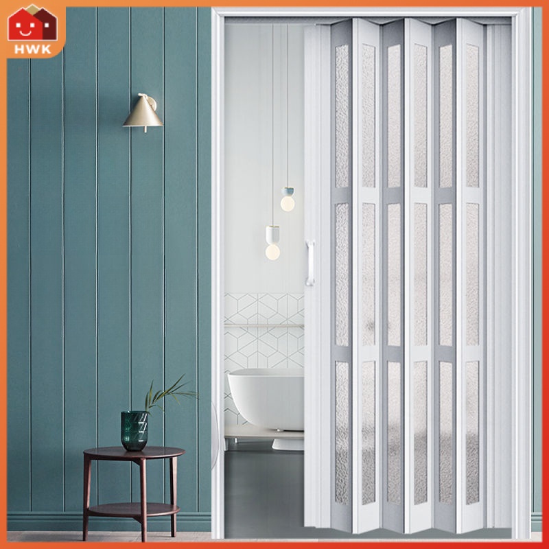 PVC Collapsible Door Indoor Sliding Door Kitchen Open Partition Hanging ...
