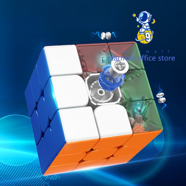 MY Ready stock 3x3 Moyu RS3M Magnetic Speed Cube Stickerless Magic Cube ...