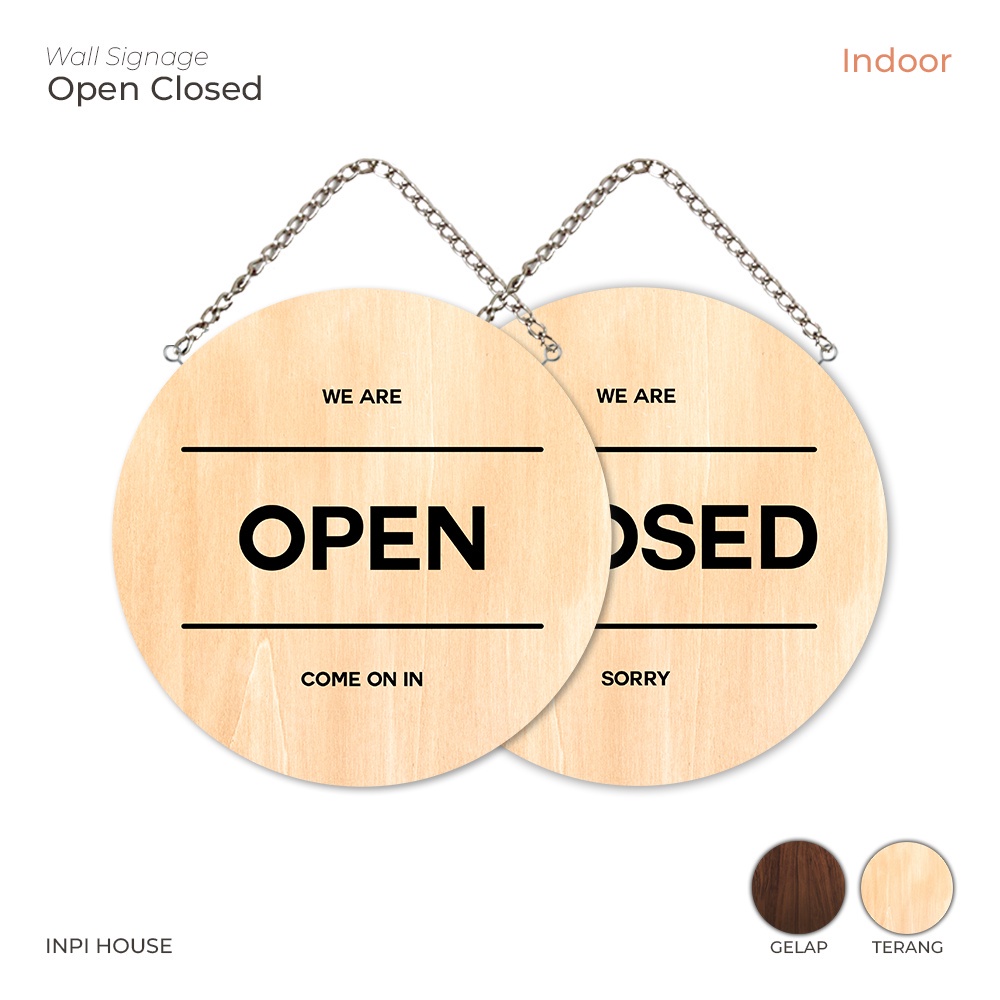 Open close Sign - open closed signage | Shopee Malaysia