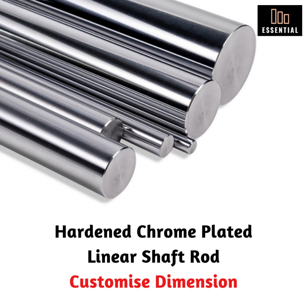 Customise Linear Bearing Shaft Rod Bar Hardened Chrome Shaft Plated #45 ...