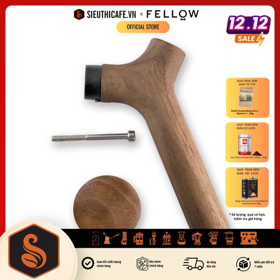 Fellow KETTLE REPLACEMENT WOODEN HANDLE SET – STAGG WOODEN HANDLE AND ...