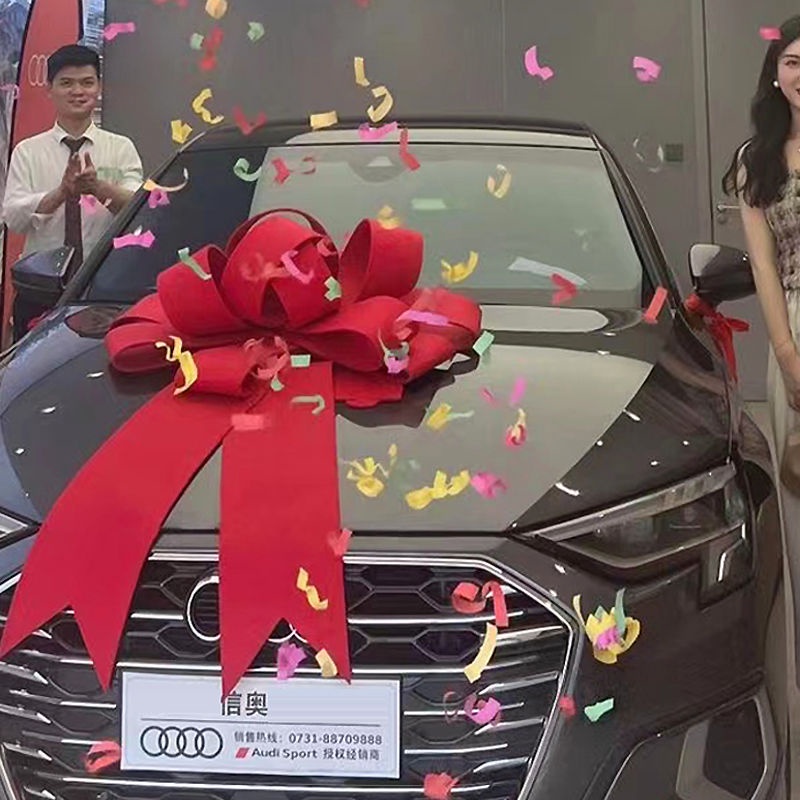 4S Car Delivery Ceremony New Car Delivery Super Large Bow Decoration ...