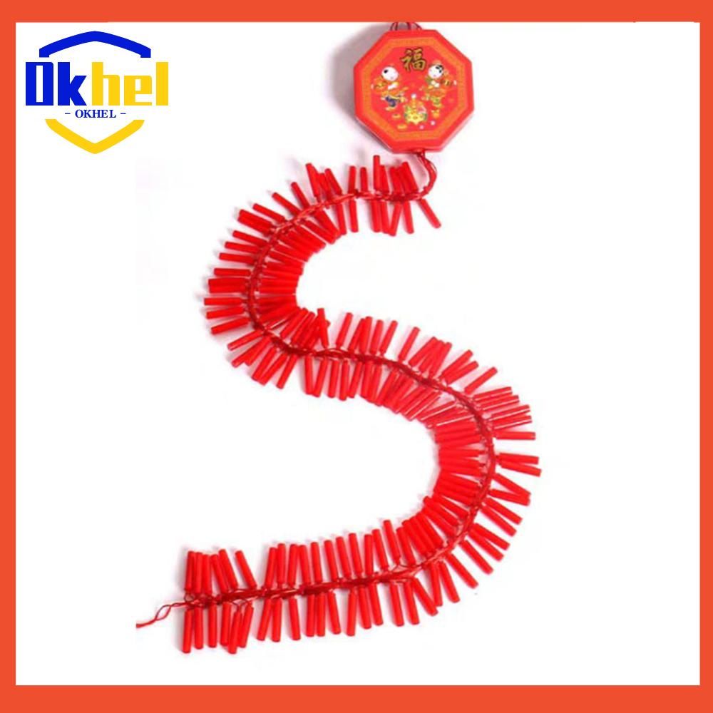 [Okhello.my] 92LED 1.35m Electronic Firecracker Lamp with Sound AC220V ...