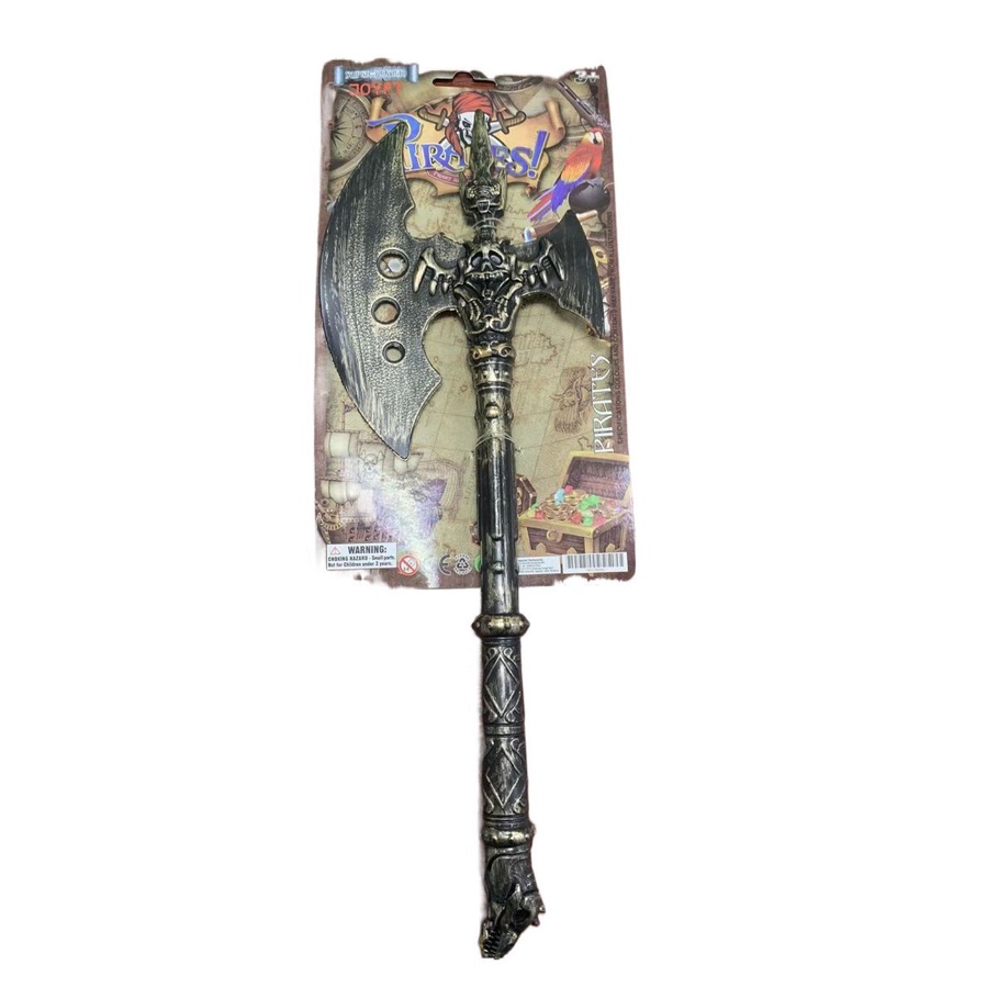 Children'S Plastic Toy Shield, Axe, Safety Simulation Model Weapon ...