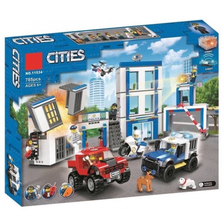CITIES POLICE STATION BUILDING BLOCK(11534) | Shopee Malaysia
