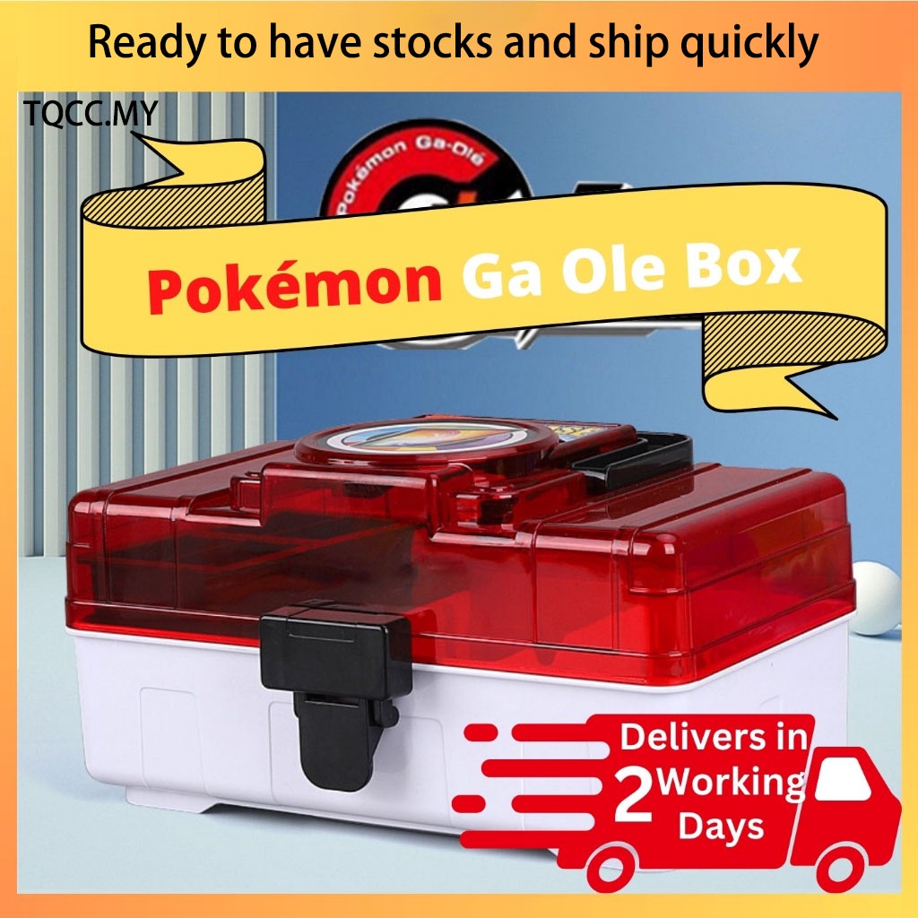 【Ready Stock】Spot goods Pokemon Gaole Box 96 Pcs Game Disk Storage ...