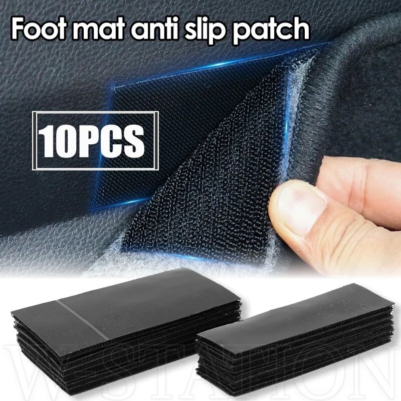 5 Sets Multiple Styles Invisible Non-Slip Car Foot Pad Fixed Patch ...
