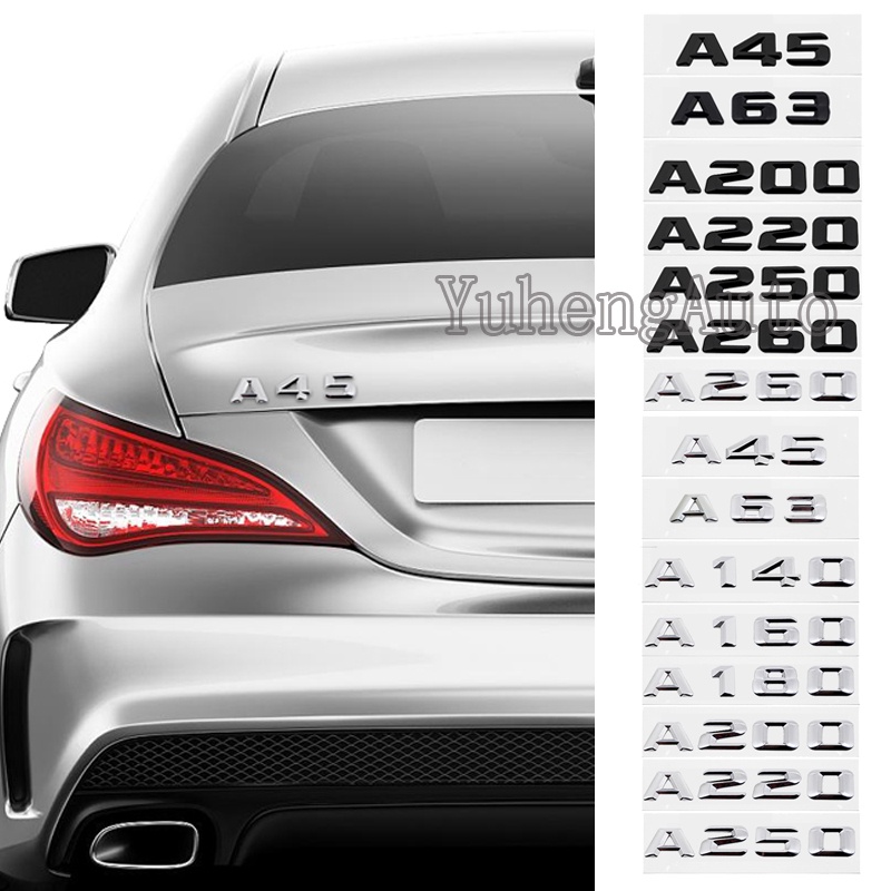 3D Car Body Trunk Letter Stickers Auto Rear Emblem Tail Badge Decal for ...