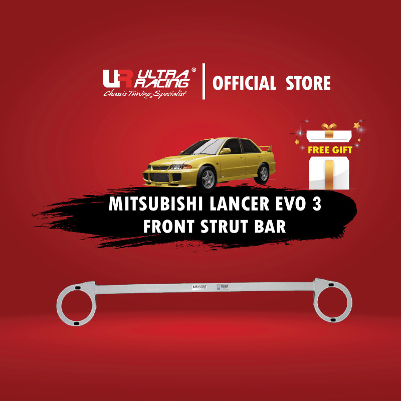 Ultra Racing | Mitsubishi Lancer Evo 1 / 2 / 3 2.0T - Front Strut Bar 2 ...