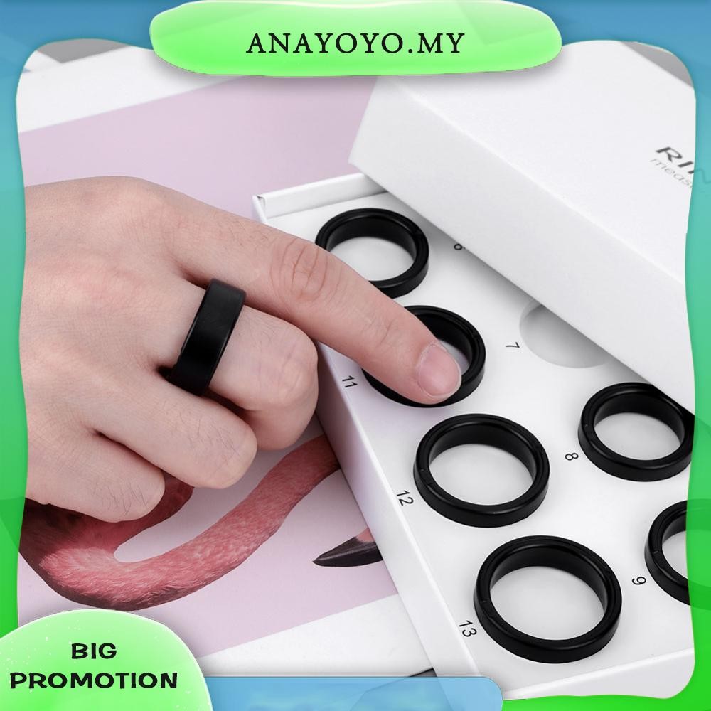 [anayoyo.my] Smart Ring Sizing Kit Find The Perfect Ring Size 8 Sample Ring Sizes Sizes 6 -13 ...