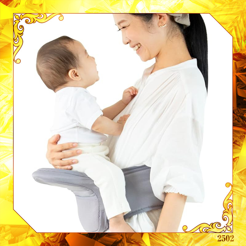 Kerrata HipGo Compact Foldable Hip Seat Carrier - Ultra Lightweight with Storage Bag (Assorted ...