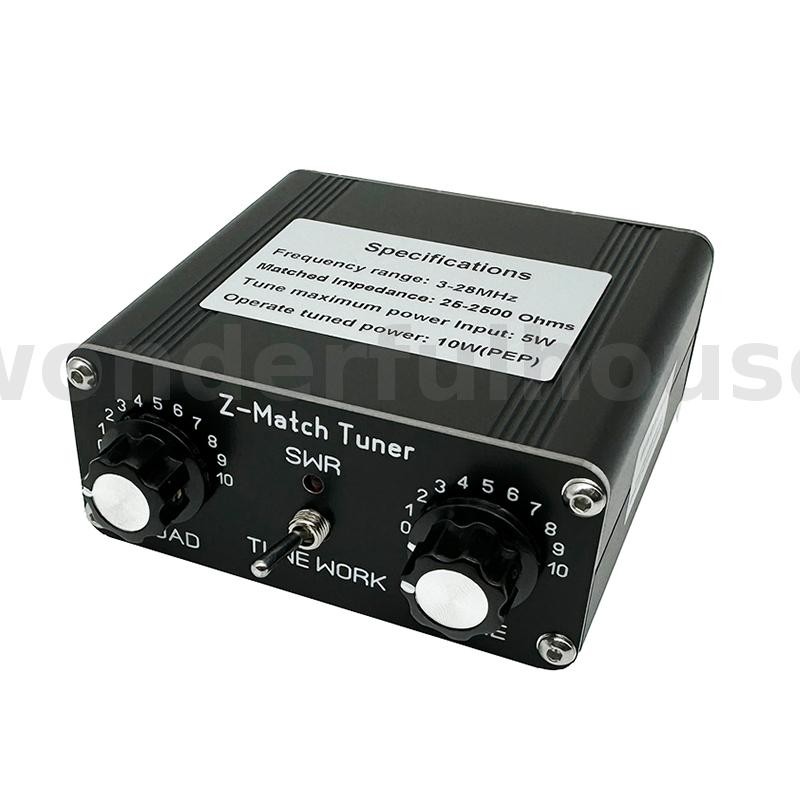 3-28 MHz Frequency Range High-Efficiency QRP Z-Match Manual Antenna ...