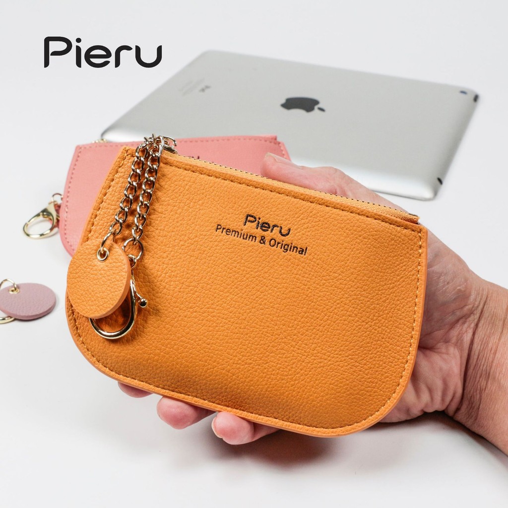 Dompet Syiling Wanita Kasual Baharu Tekstur Ultra Nipis Fesyen Zip ...