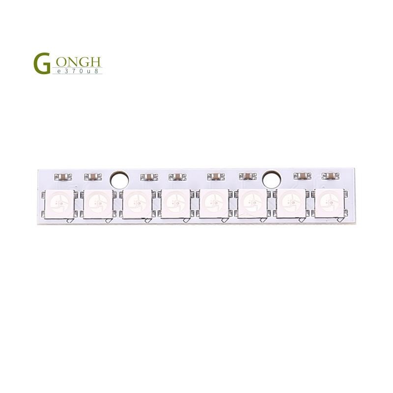 8 x WS2812B 5050 RGB Driving LED Lights Board Strip Built-in Full-Color ...
