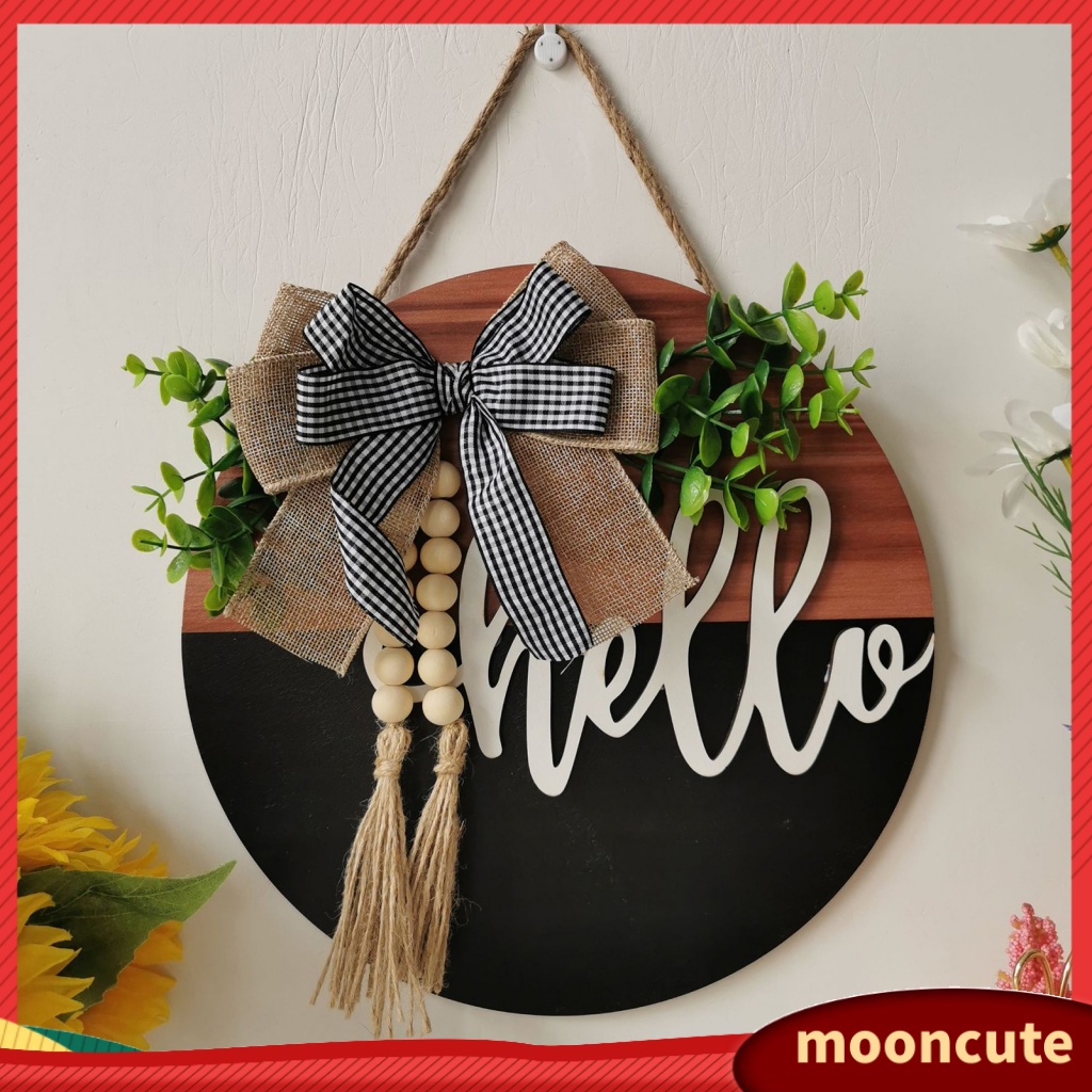 mooncute| Farmhouse Rustic Style Welcome Sign Office Decor Welcome Sign ...