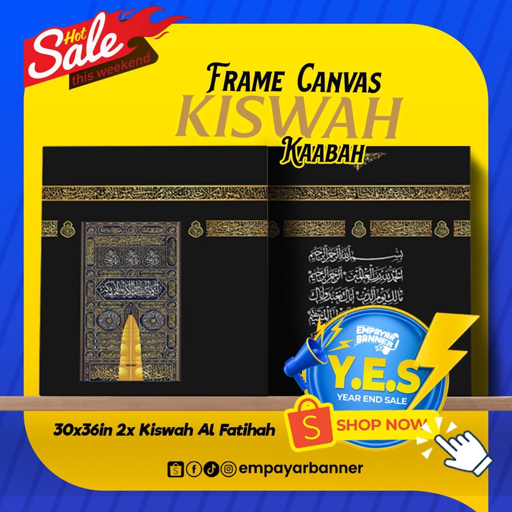 💥Frame Kaabah Kiswah / Frame Set Pintu Kaabah 2 in 1 💥 | Shopee Malaysia