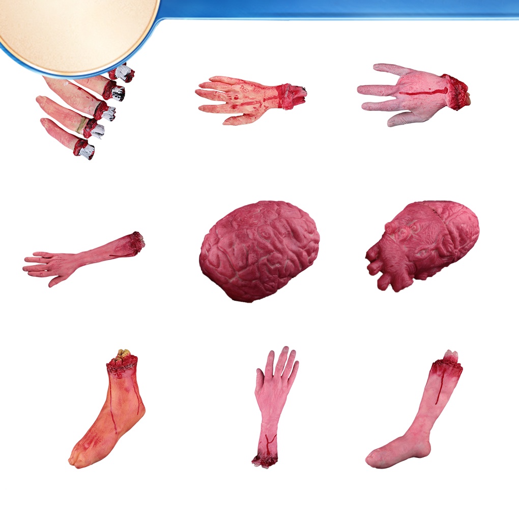 Halloween Prop Halloween Haunters Realistic Severed Dead Body Blood And ...