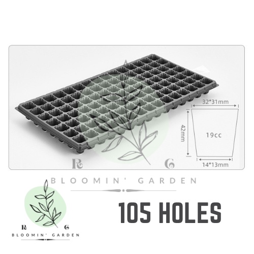 21 32 50 72 104 105 128 200 Holes Seedling Tray Plastic Nursery Tray ...