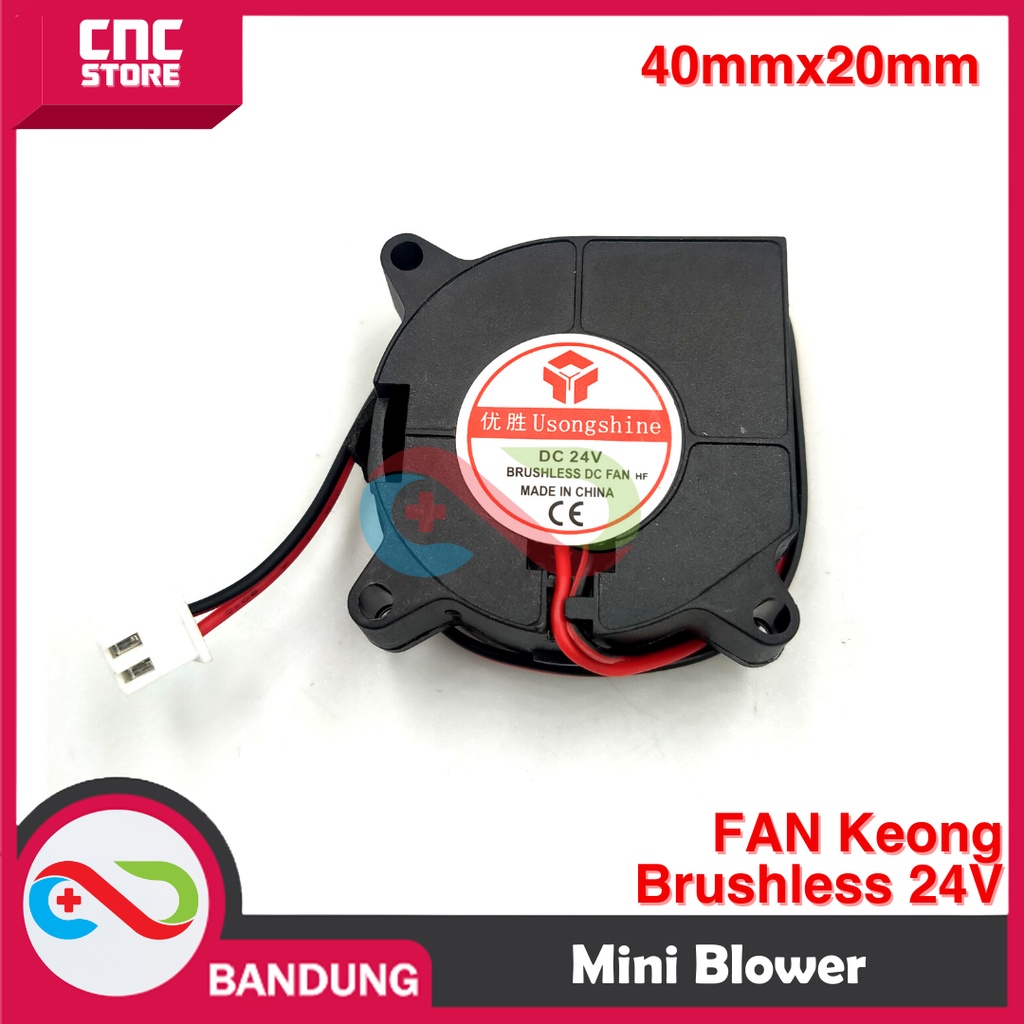 Mini BLOWER FAN Conch BRUSHLESS 24V COOLING TURBO 4020 40MMx20MM ...