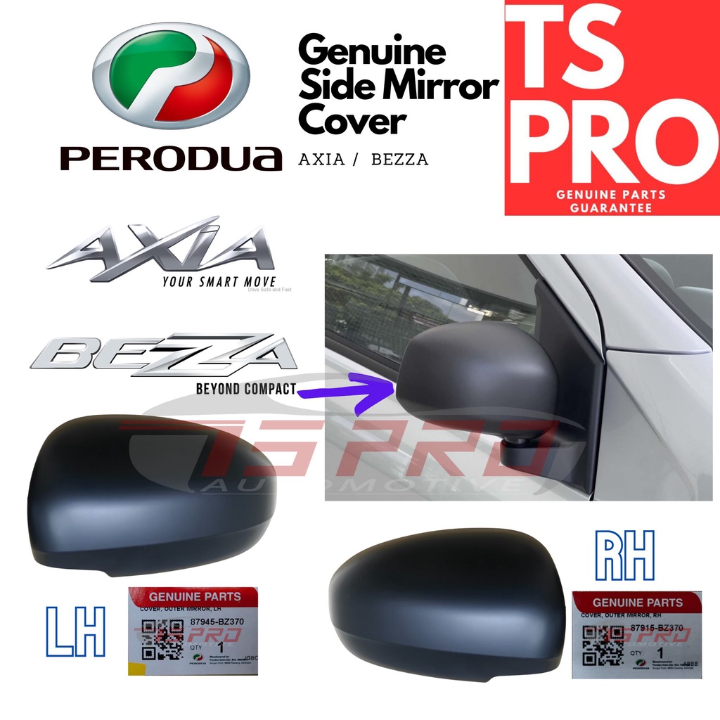 Perodua Axia Bezza Genuine Side Mirror Cover Cermin Sisi (NO LAMP) Left ...