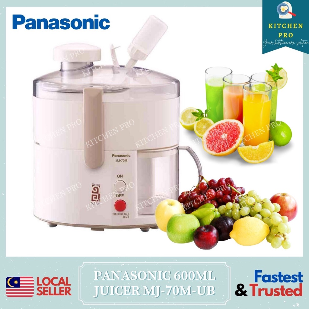 𝐊𝐈𝐓𝐂𝐇𝐄𝐍 𝐏𝐑𝐎 | PANASONIC 600ML Juicer With Stainless Steel Spinner 200W ...
