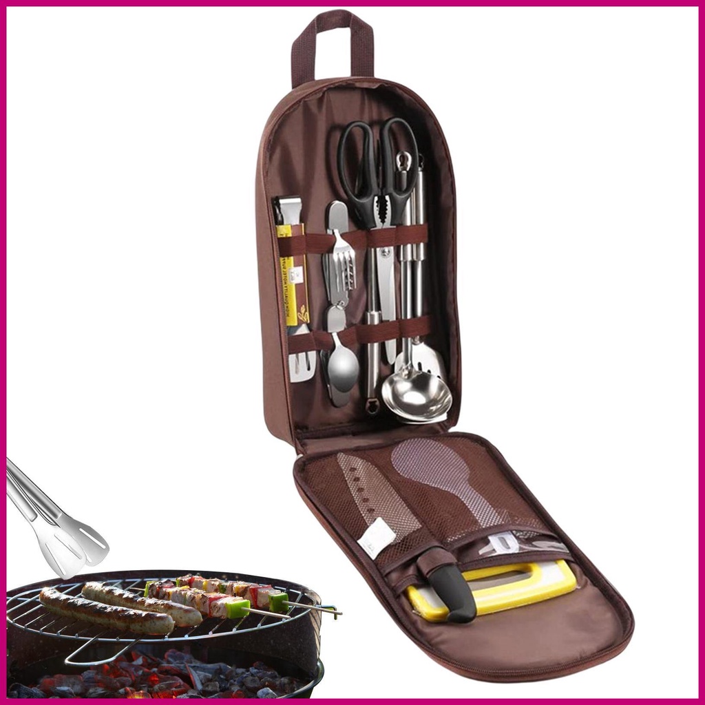 Camping Cookware Storage Bag Storage Pouch Organizer for Camp Kitchen ...