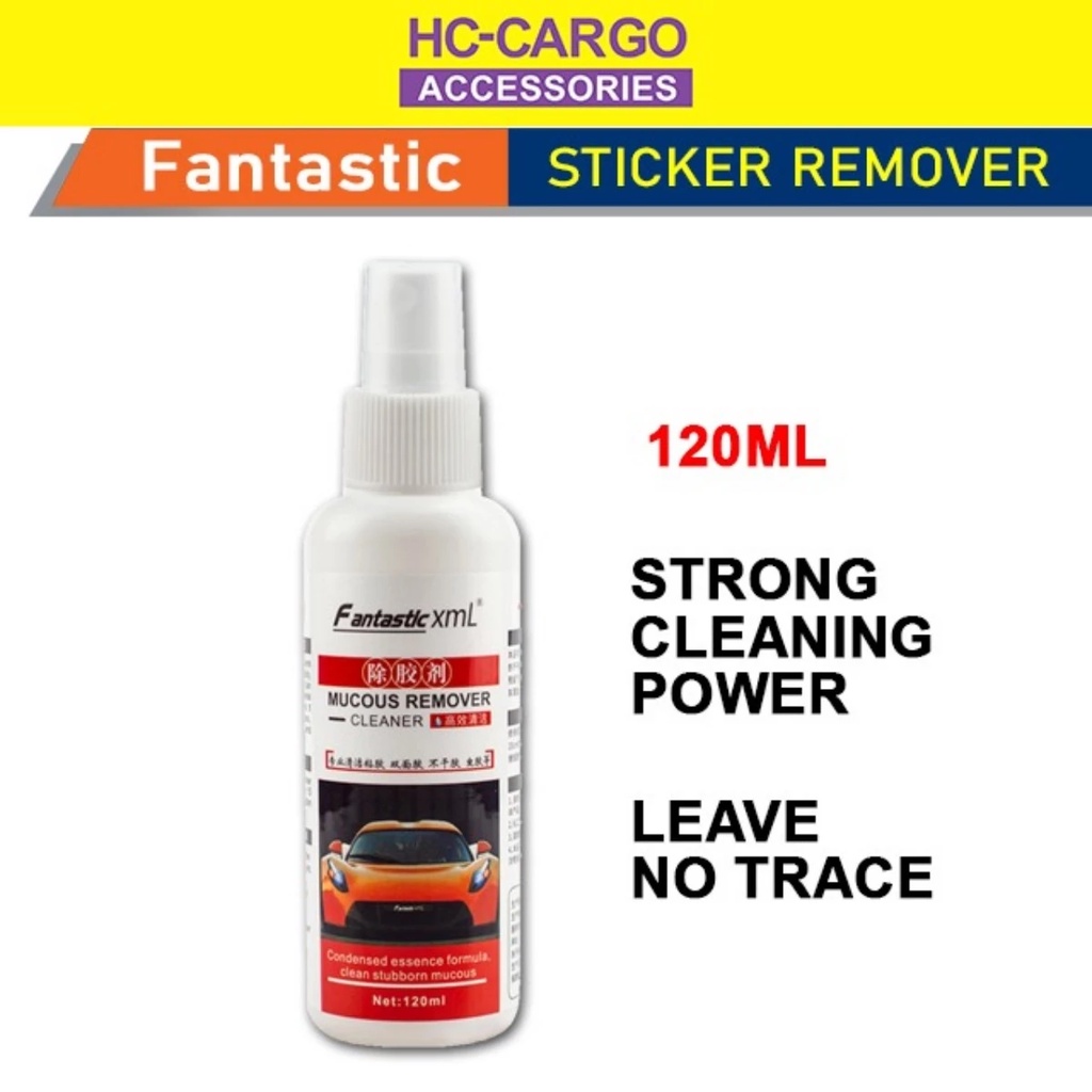 Fantastic Sticker Remover Spray Buang Sticker Cleaner 120ML Remove ...