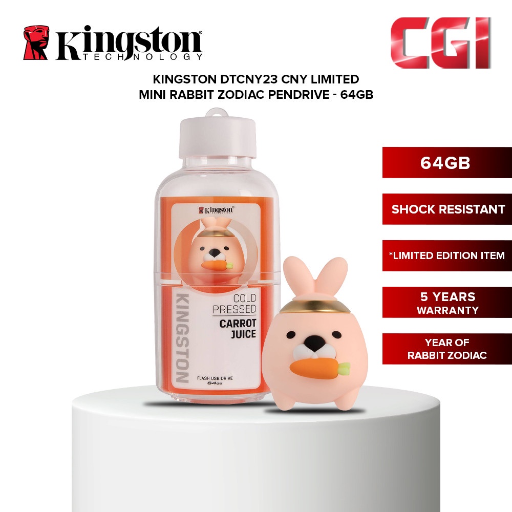Kingston 64GB Data Traveler CNY Mini Rabbit Year DTCNY23 Limited ...