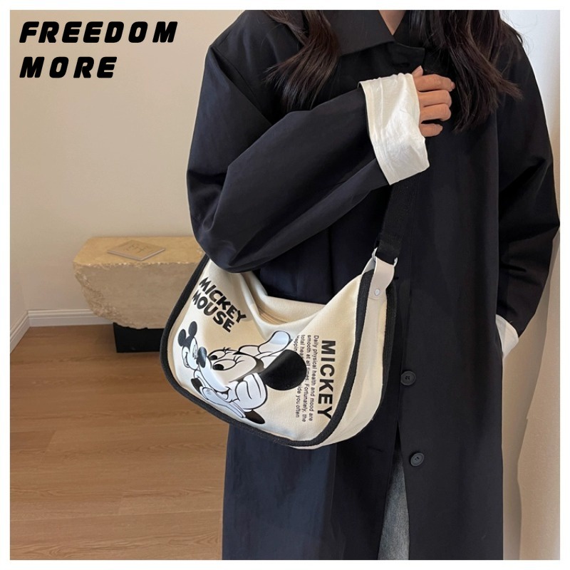 Japanese cartoon Mickey Mouse canvas bag for women 2023 new casual ...