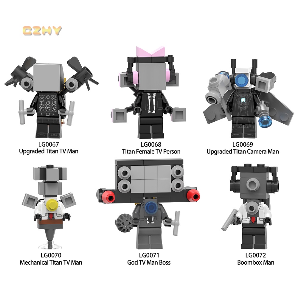 LG1010 Upgraded Mechanical Titan Female TV Man God TV Man Boss Boombox ...