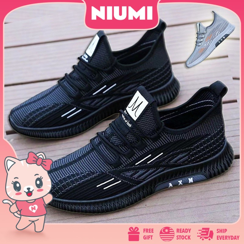 Ready Stock NIUMI NS180 Sneakers Men's Sport Kasut Lelaki Men Sneaker ...