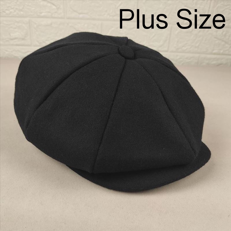 Classic Herringbon Beret big size Tommy Shelby Hat Retro British ...