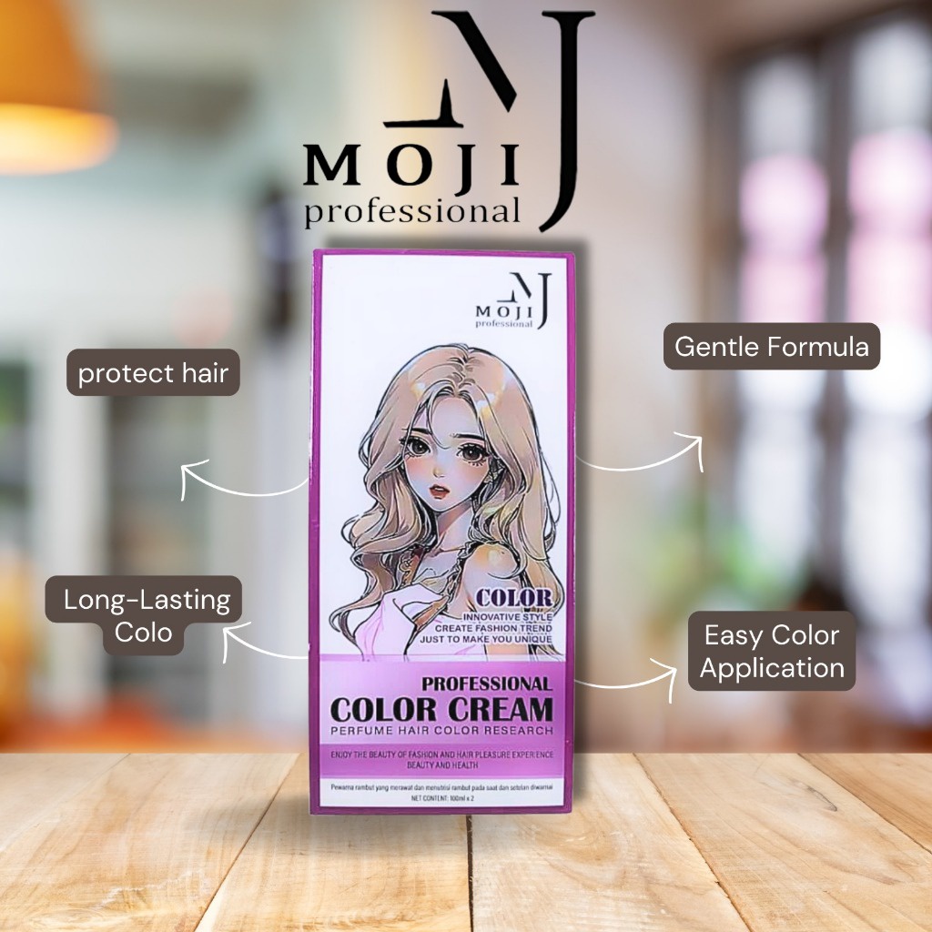 MOJI Hair Color / Perwarna Rambut / Hair Dye Color 100ml | Shopee Malaysia