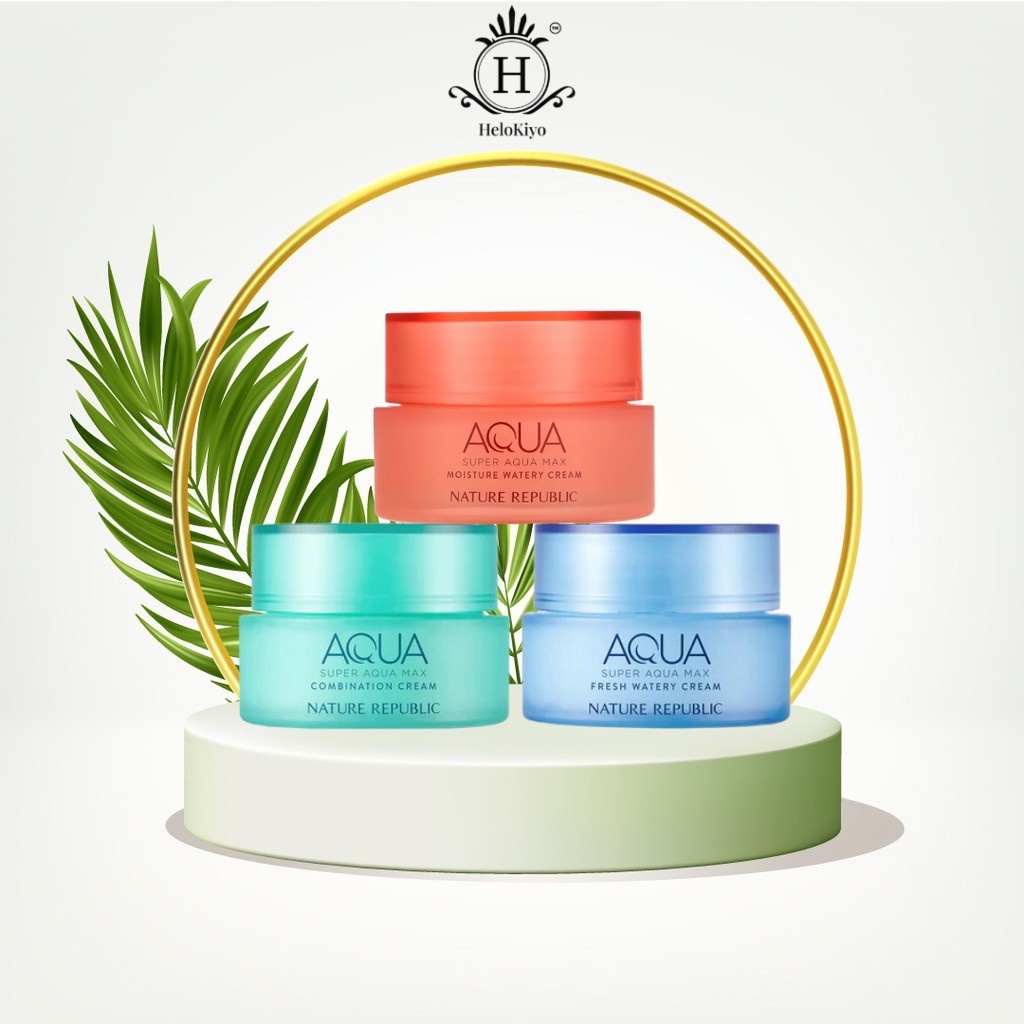 NATURE REPUBLIC Super Aqua Max Cream 80ml (3 types to choose) | Shopee ...